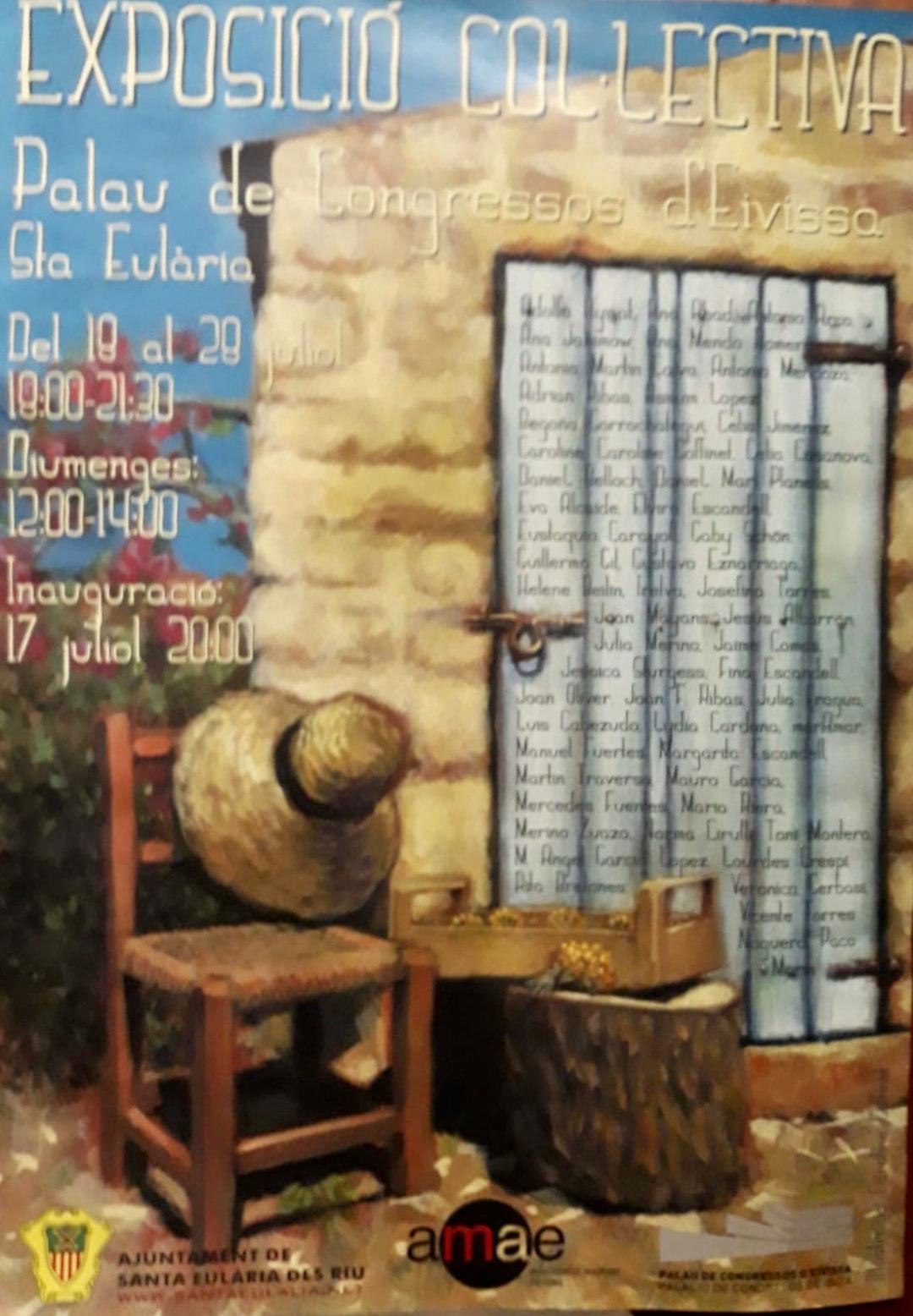 Exposición colectiva de AMAE en Palau de congressos Santa Eulalia 17 de ...
